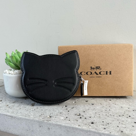 Coach | Bags | Nwt Coach Cat Coin Case | Poshmark